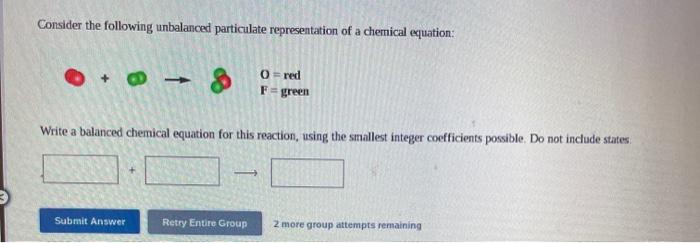 Solved Consider the following unbalanced particulate | Chegg.com