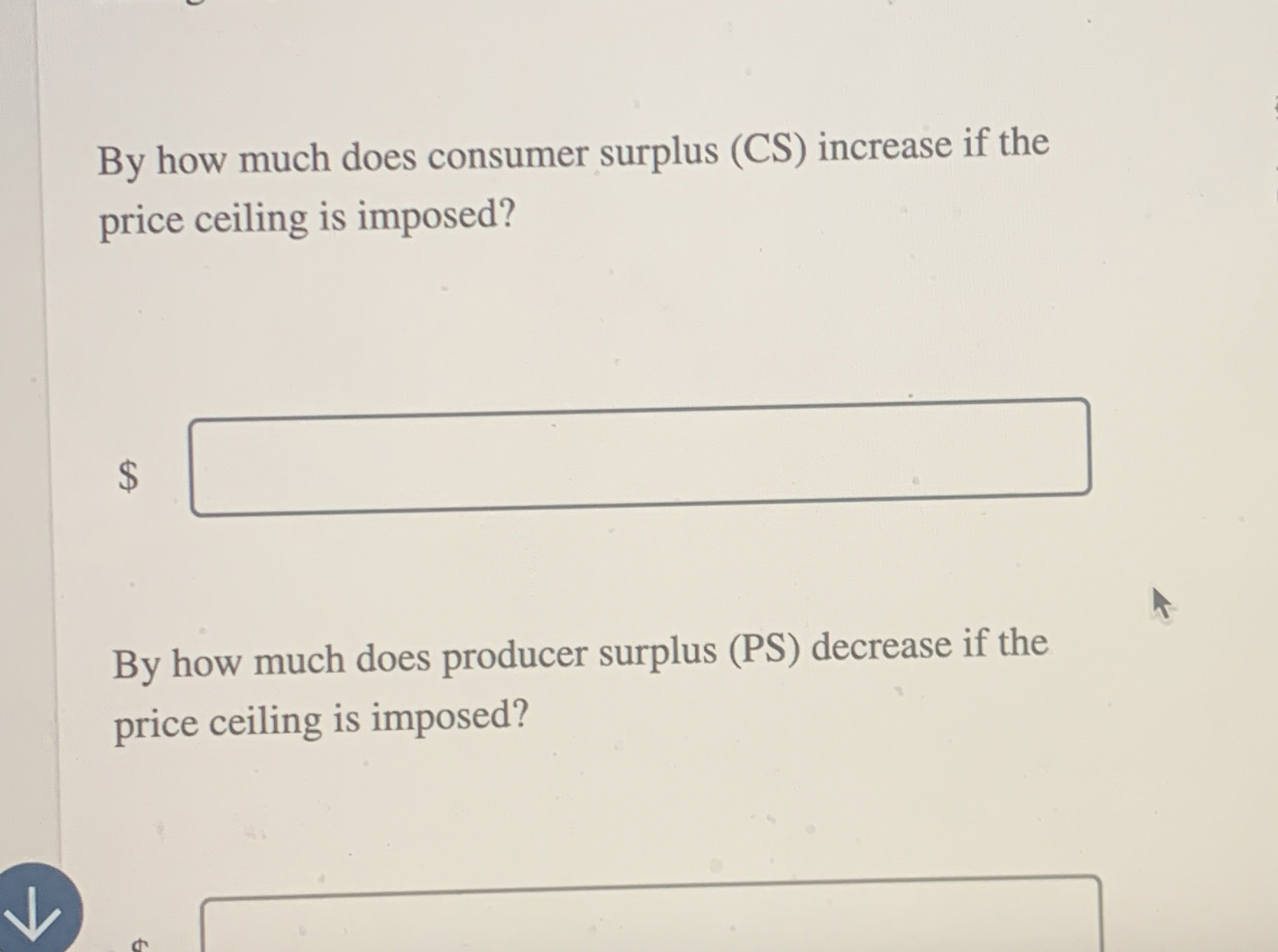 Solved By how much does consumer surplus (CS) ﻿increase if | Chegg.com