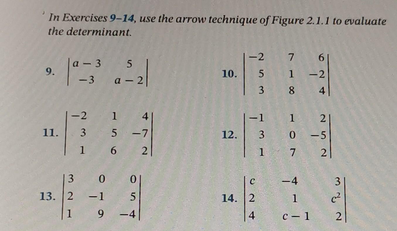 Solved In Exercises 9-14, use the arrow technique of Figure | Chegg.com