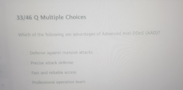 Solved 33/46 ﻿Q Multiple ChoicesWhich of the following are | Chegg.com