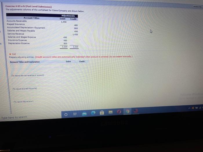 Solved Exercise 4-09 a b (Part Level Submission) The | Chegg.com