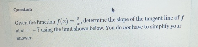 Solved QuestionGiven the function f(x)=5x, ﻿determine the | Chegg.com