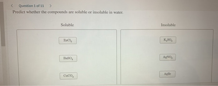 Solved Predict whether the compounds | Chegg.com Solved Predict whether the compounds | Chegg.com