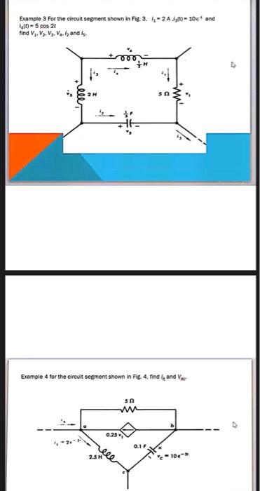 Solved Example 3 For the circuit segment shown in Fig. 3. - | Chegg.com