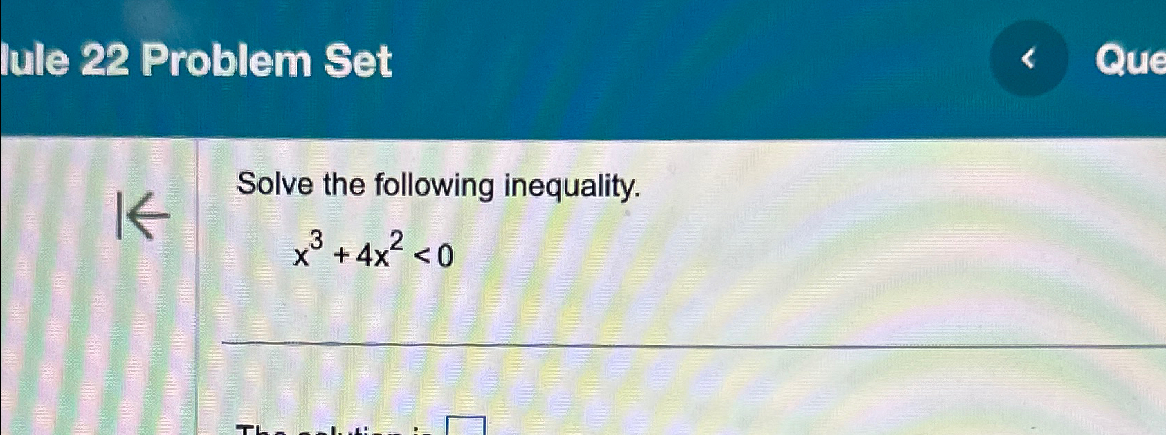 Solved Iule 22 ﻿Problem SetSolve the following | Chegg.com