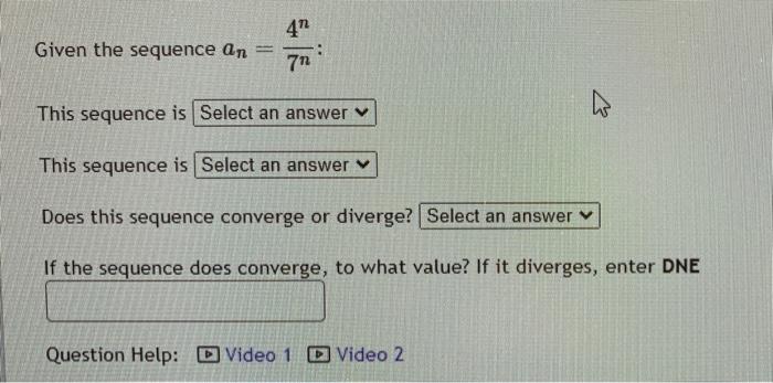 Solved This sequence is unbouded or bounded?This sequence is | Chegg.com