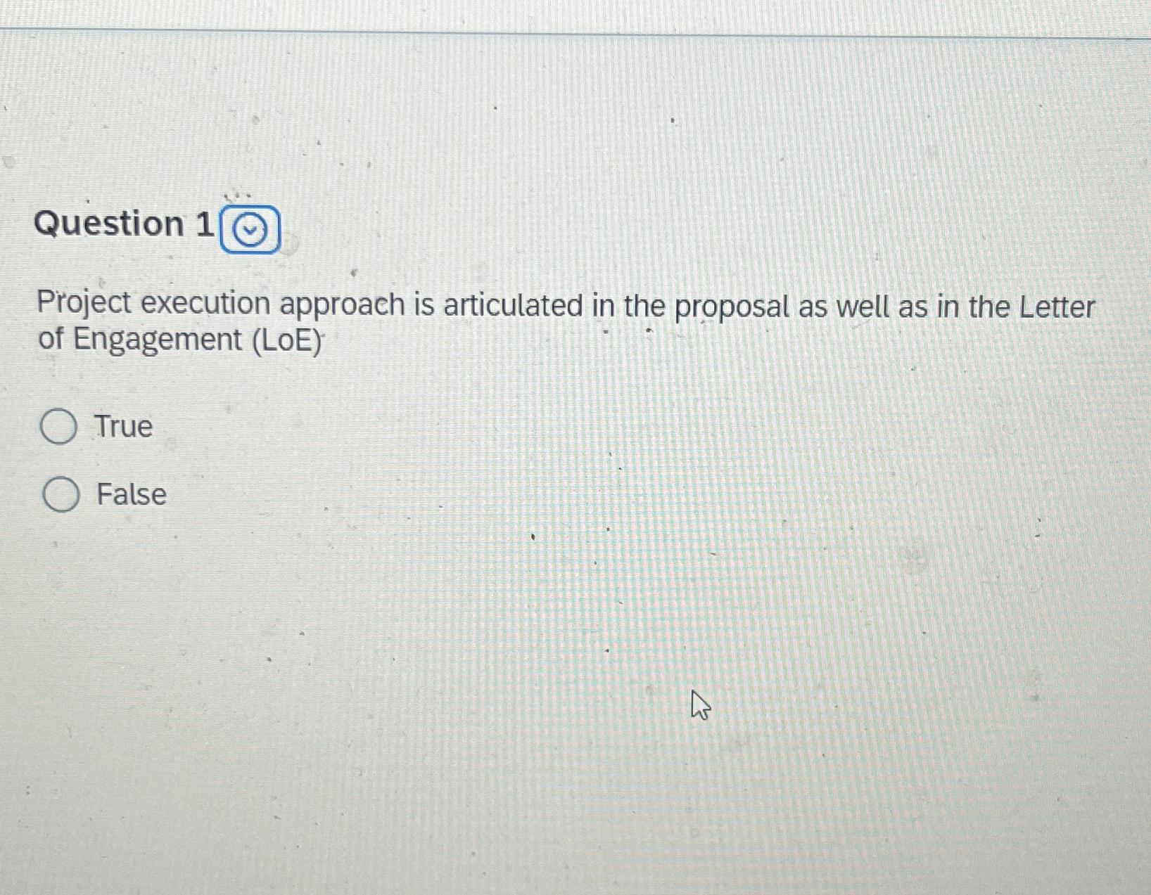 Solved Question 1Project execution approach is articulated | Chegg.com