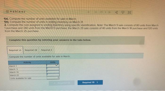 Solved Tableau DA 5.1: Quick Study, Computing goods | Chegg.com