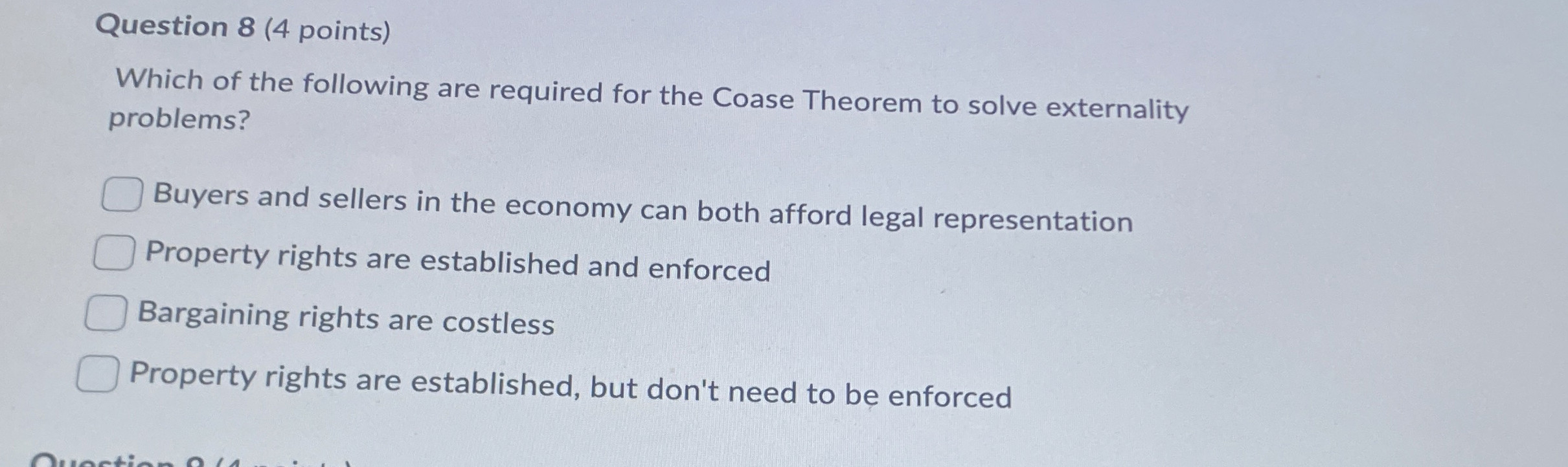 Solved Question 8 (4 ﻿points)Which of the following are | Chegg.com | Chegg.com
