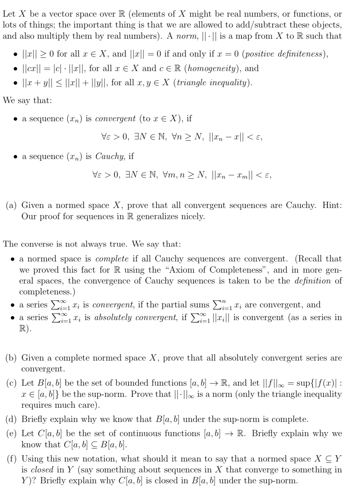 Solved Let x ﻿be a vector space over R (elements of x ﻿might | Chegg.com