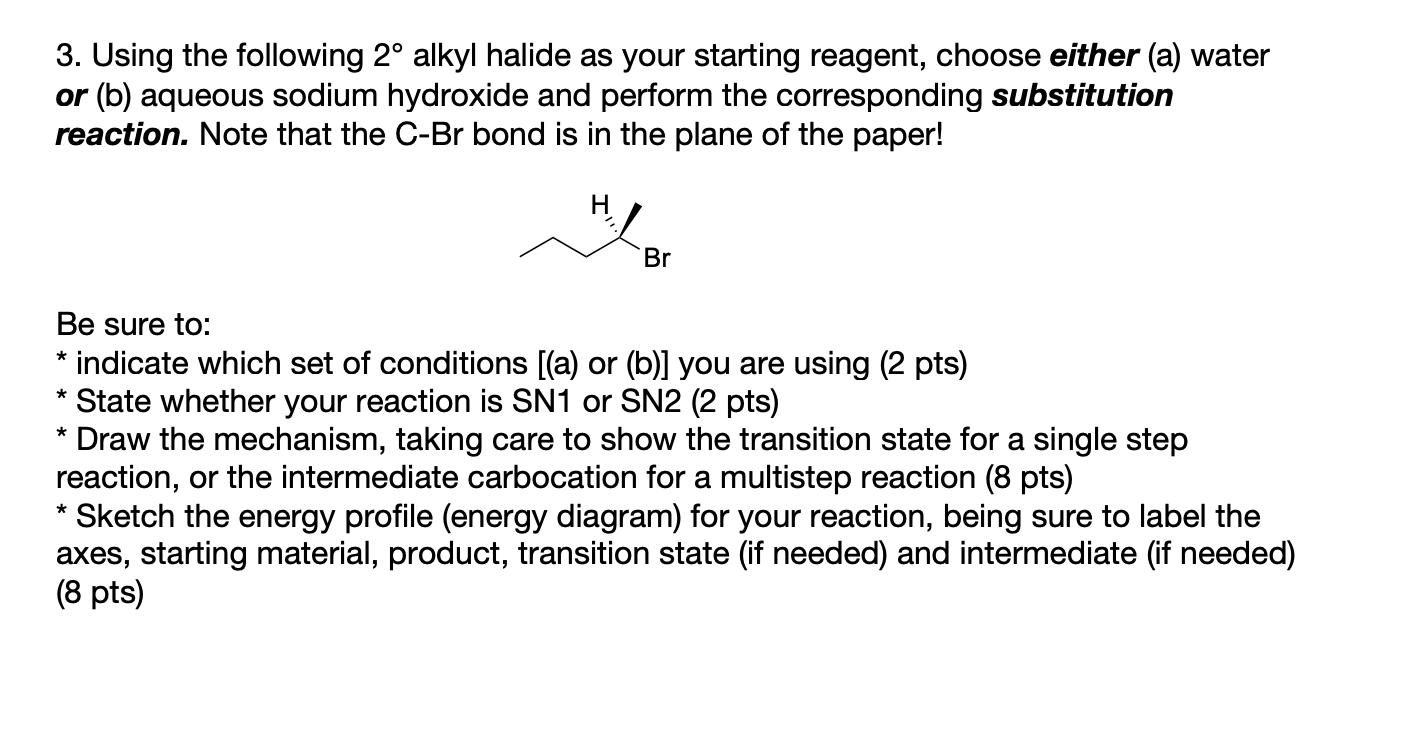 Solved Using the following 2° ﻿alkyl halide as your starting | Chegg.com