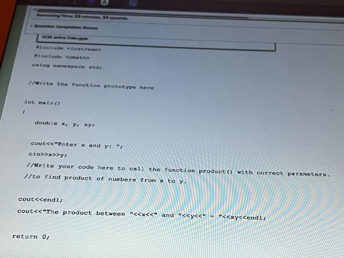 Solved Complete the following program. Wite the function | Chegg.com