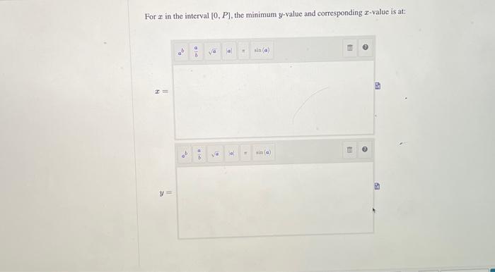 Solved Consider The Function F X 2sin 2π X−3 4 State The