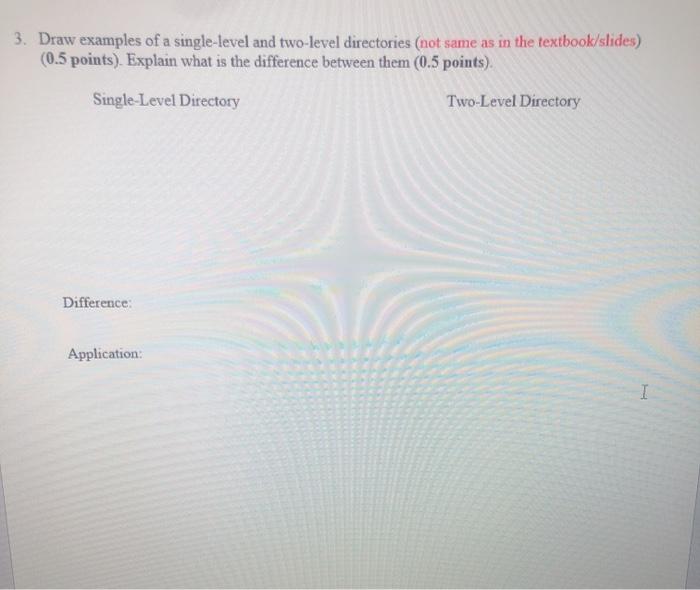 Solved 3. Draw examples of a single-level and two-level | Chegg.com