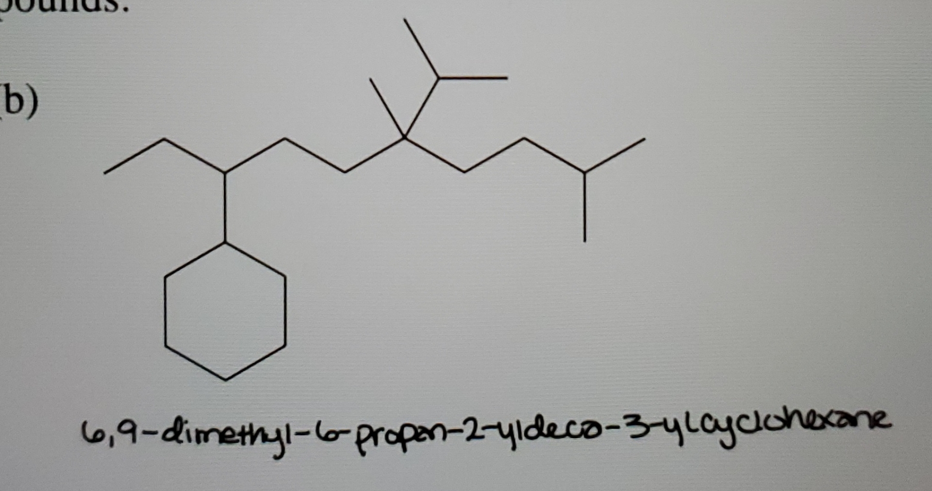 Solved Provide the IUPAC name | Chegg.com