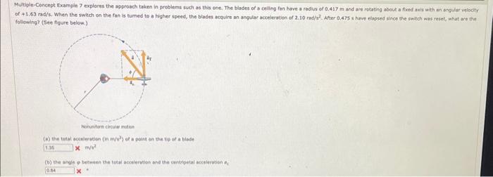 Solved Nultiple-Concept Exarspin 7 explores the approach | Chegg.com