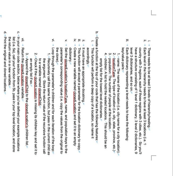 Solved 5. → Problem: a. → Create a nested hierarchy of | Chegg.com