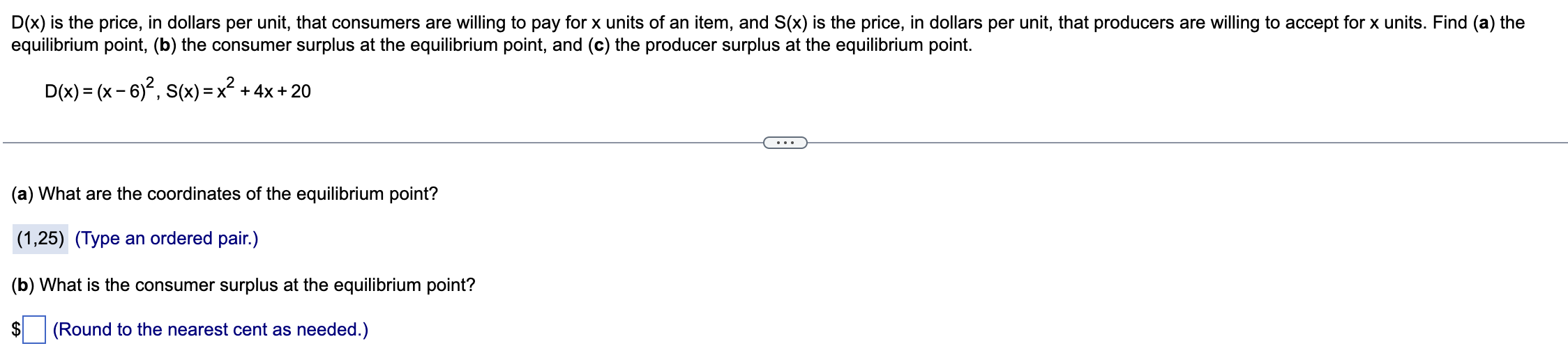 Solved D(x) ﻿is the price, in dollars per unit, that | Chegg.com