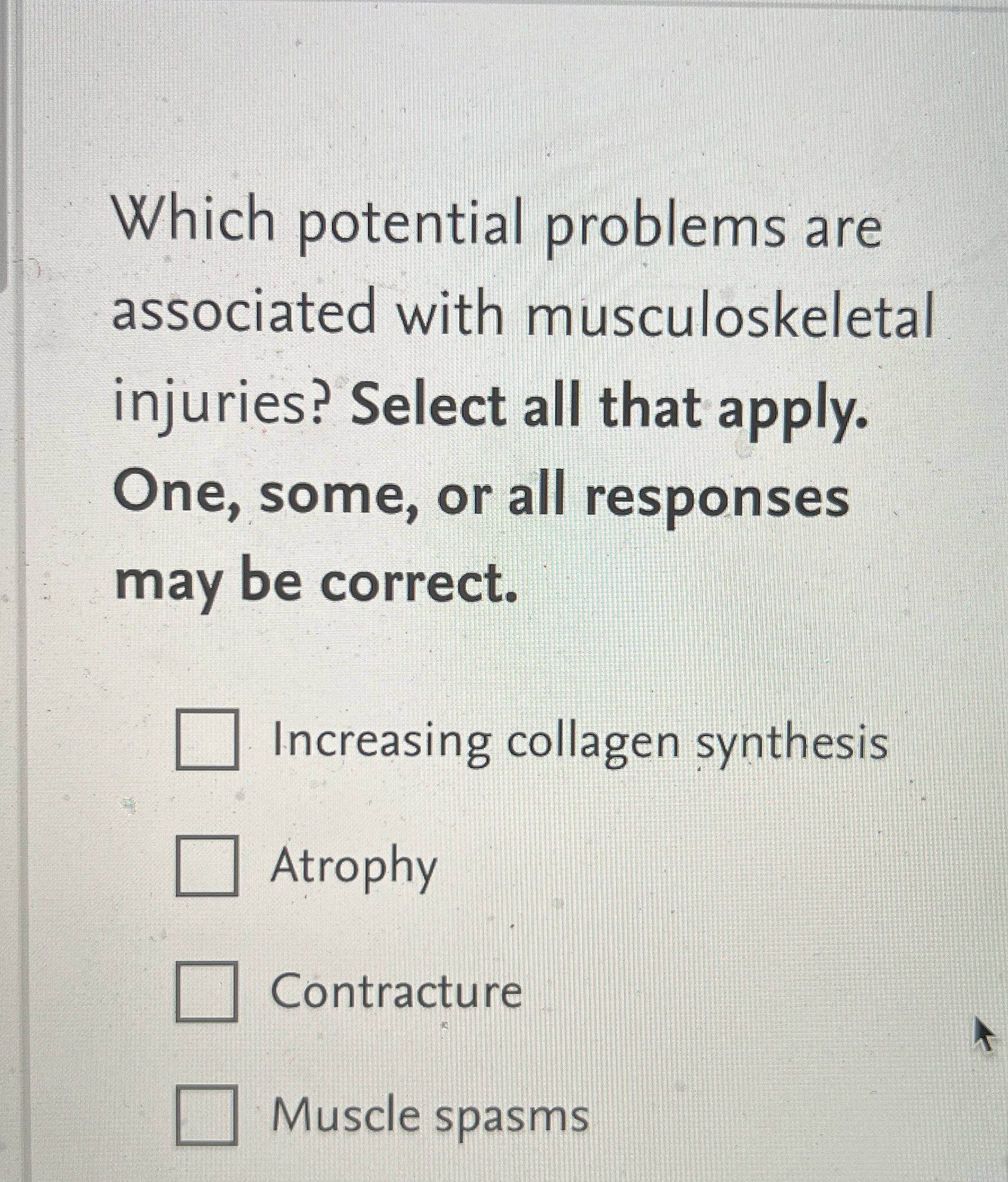 Solved Which potential problems are associated with | Chegg.com