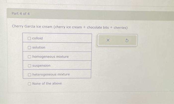 Solved Lquid soap \begin{tabular}{|l|} \hline homogeneous | Chegg.com