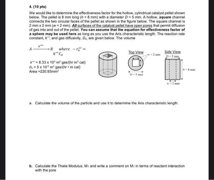 Solved 4. (10 pts) We would like to determine the | Chegg.com