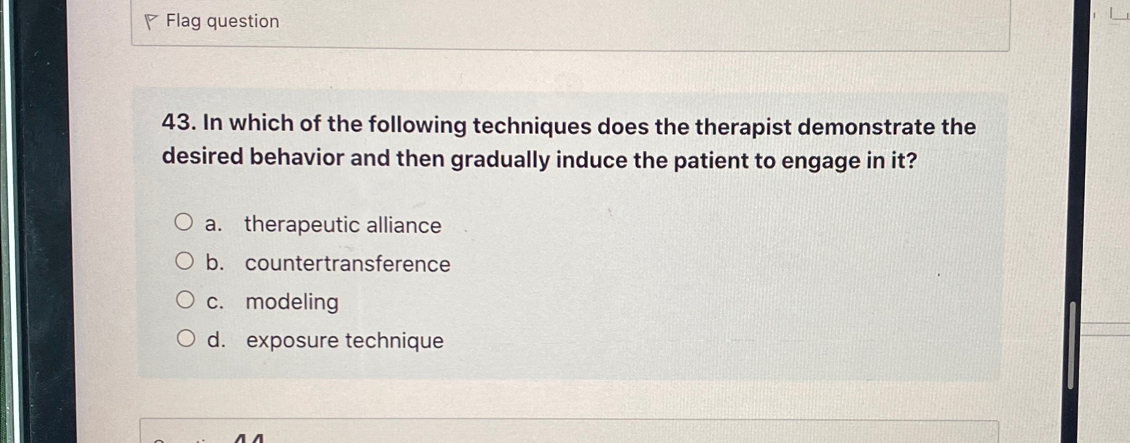 Solved Flag question43. ﻿In which of the following | Chegg.com