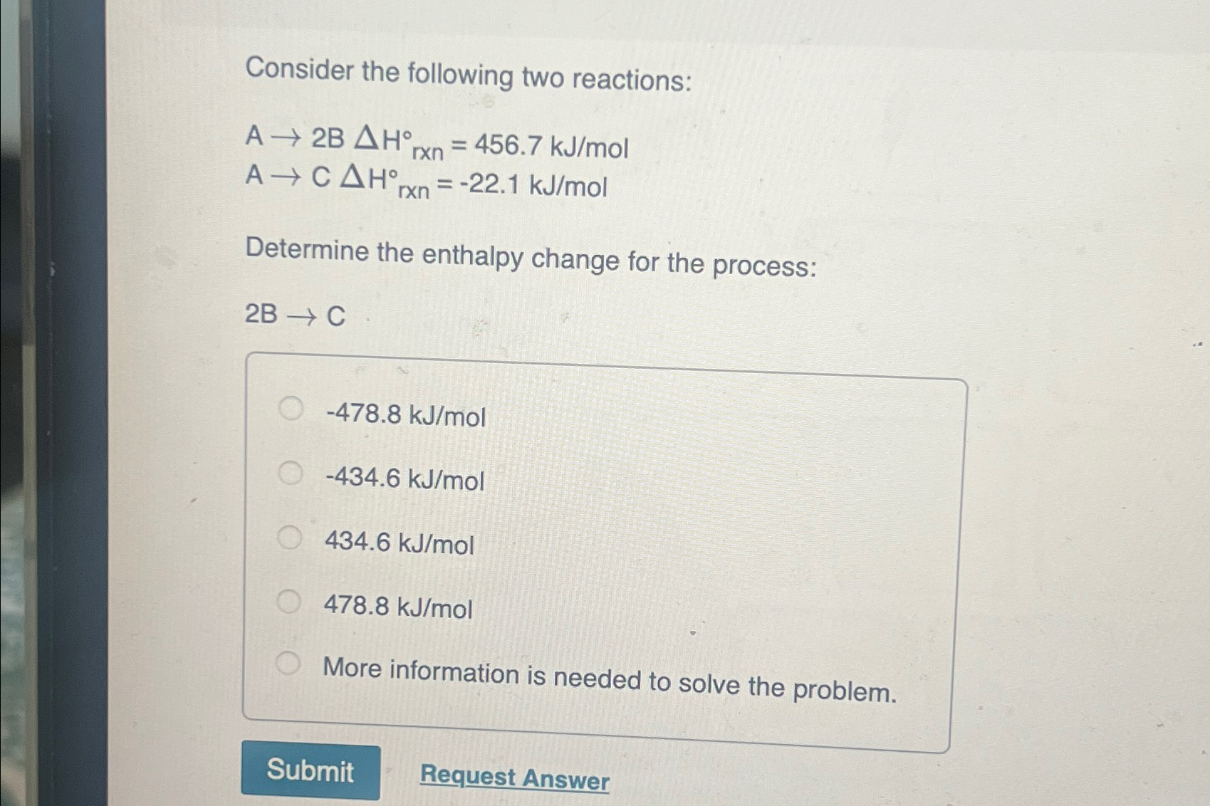Solved Consider the following two | Chegg.com