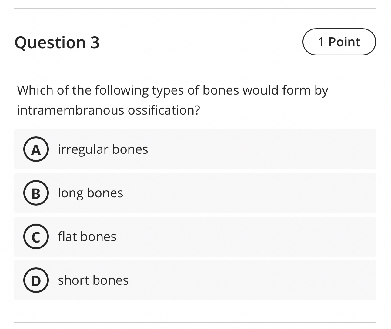 Solved Question 31 PointWhich of the following types of | Chegg.com Solved Question 31 PointWhich of the following types of | Chegg.com