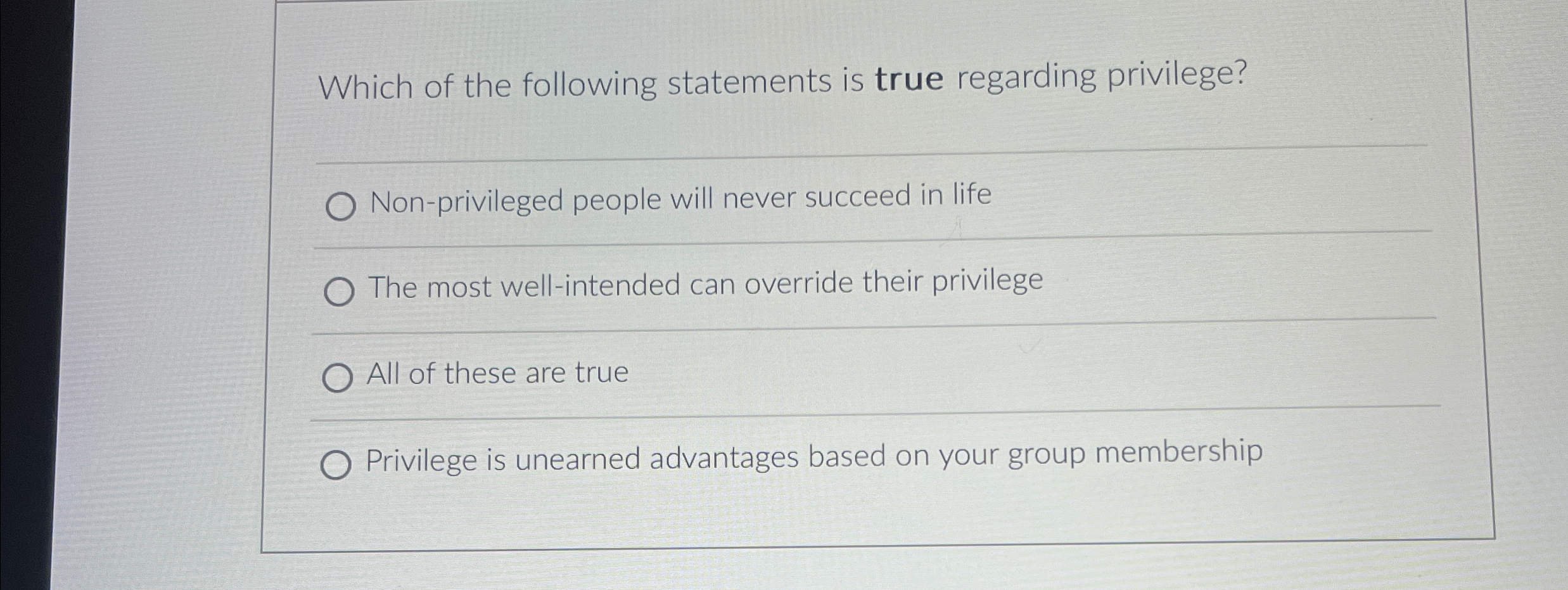 Solved Which of the following statements is true regarding | Chegg.com