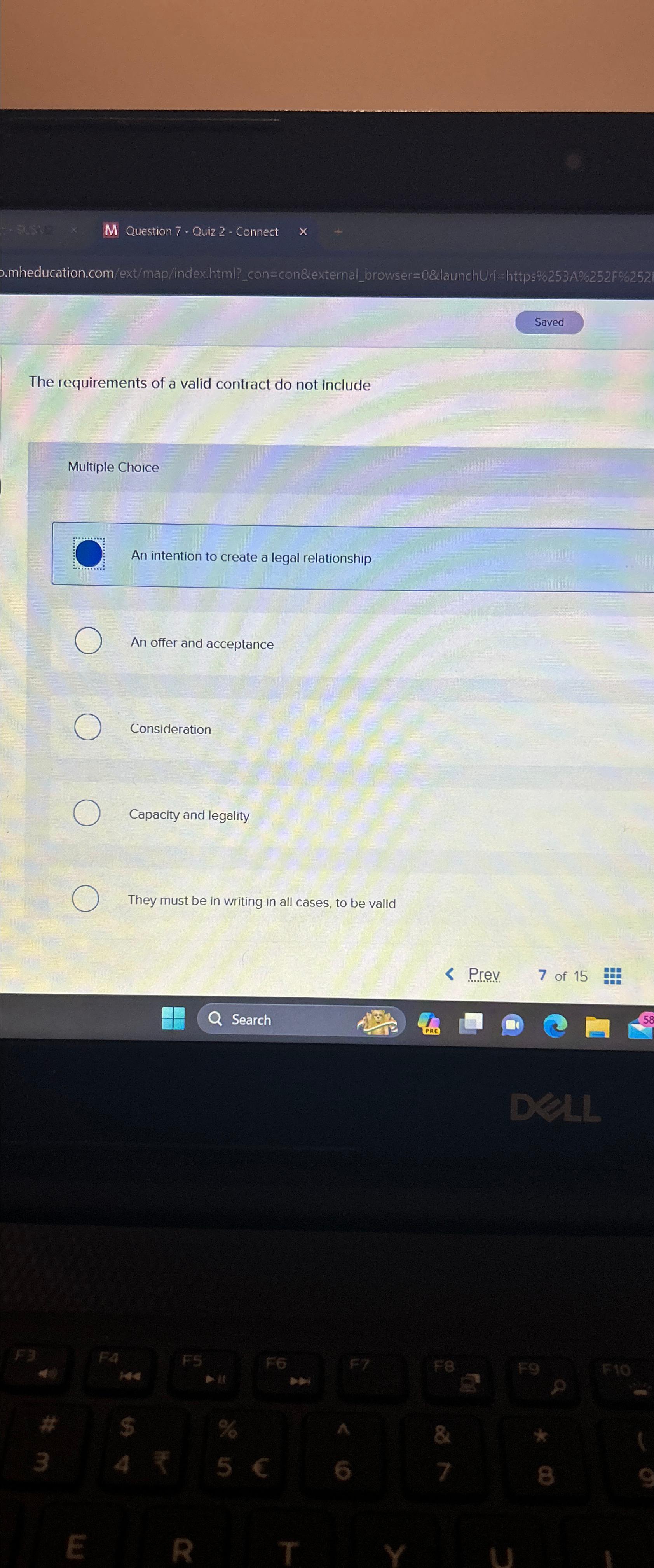 Solved The requirements of a valid contract do not | Chegg.com