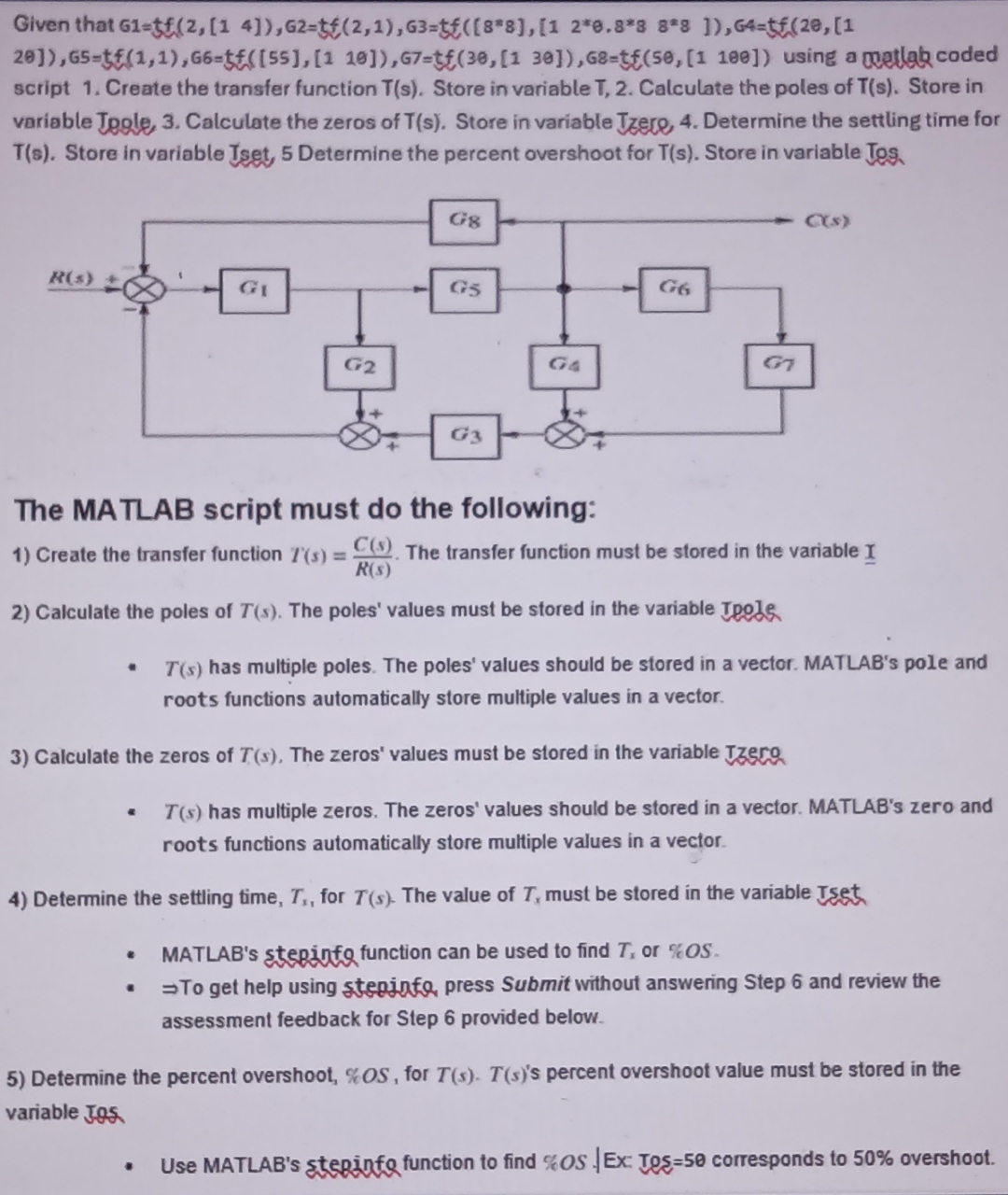 Solved Given that 20 ﻿using a catlah coded script 1. | Chegg.com