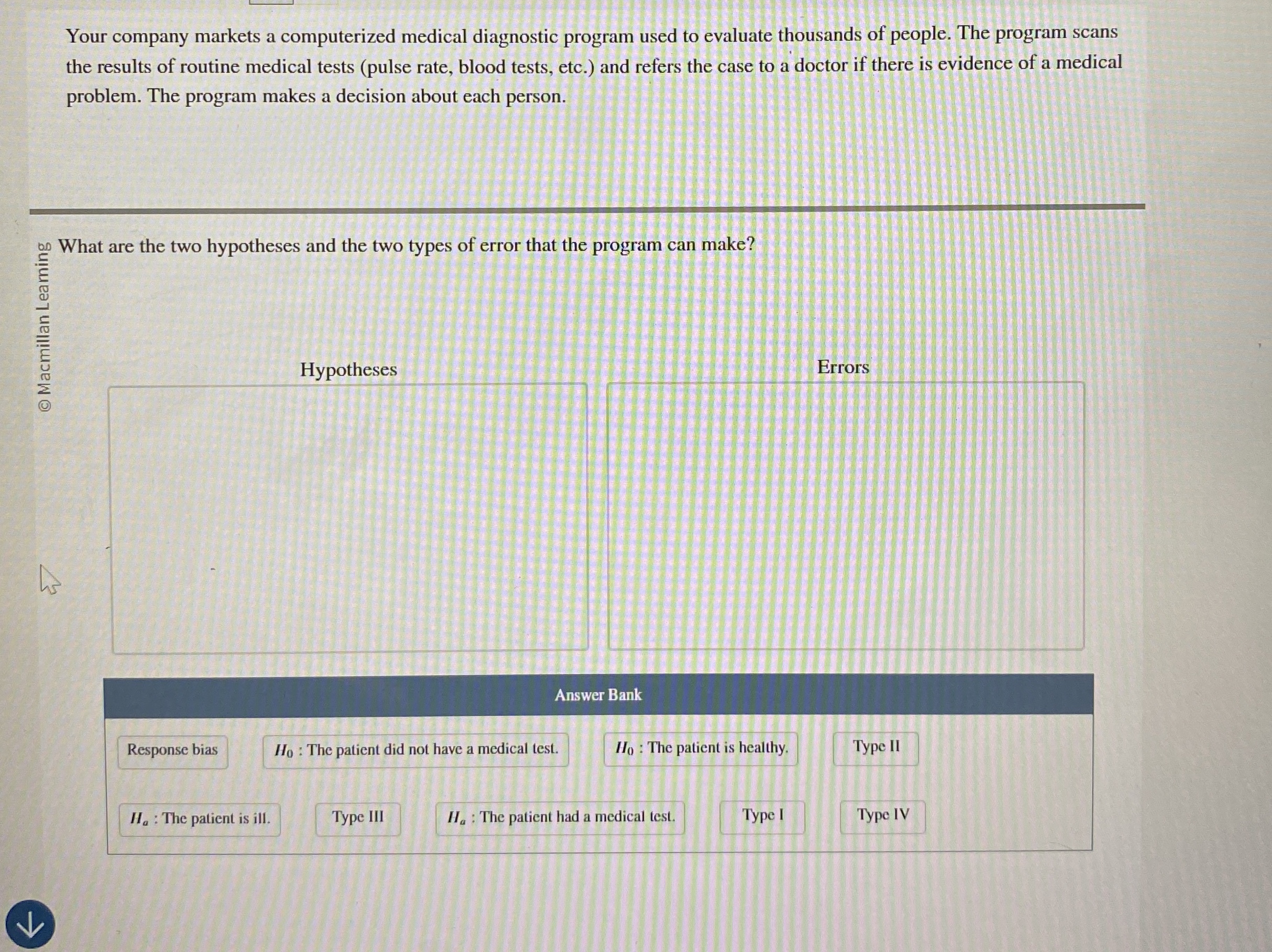 Solved Your company markets a computerized medical | Chegg.com