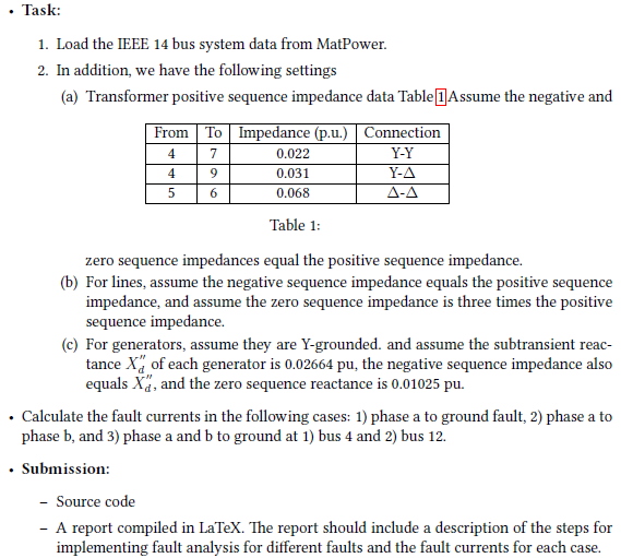 Task:Load the IEEE 14 ﻿bus system data from | Chegg.com
