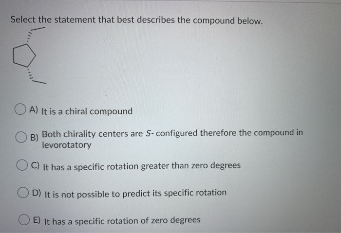 Solved Determine the relationship between the two compounds | Chegg.com