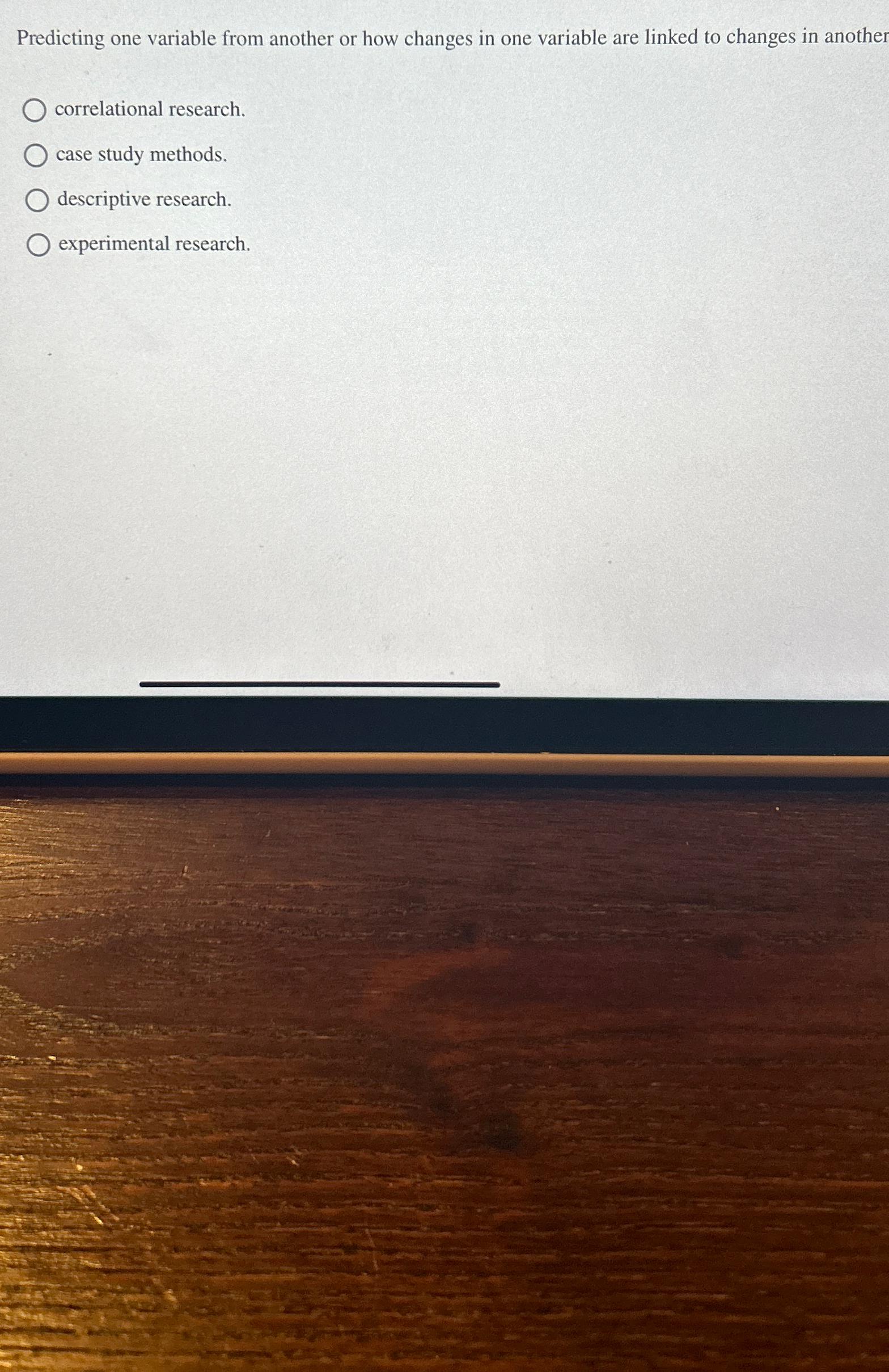 Solved Predicting one variable from another or how changes | Chegg.com
