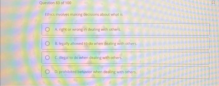 Solved A supervisor's decision in a grey area is likely | Chegg.com