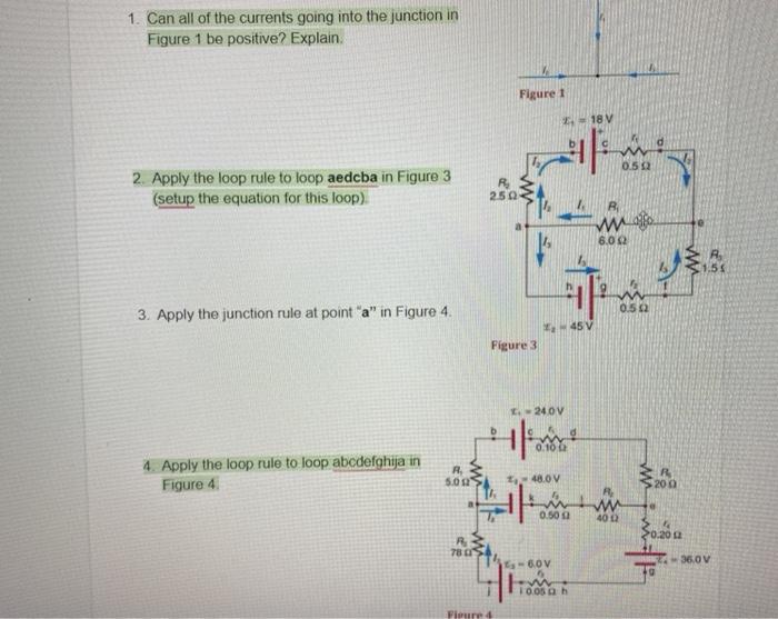 Solved 1. Can all of the currents going into the junction in | Chegg.com