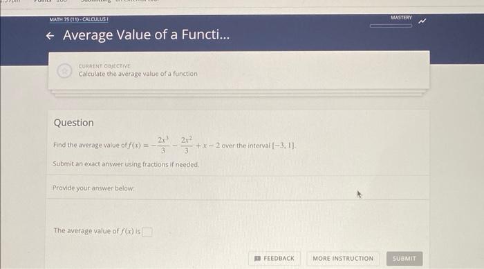 Solved Cugarint objective Calculate the average value of a | Chegg.com