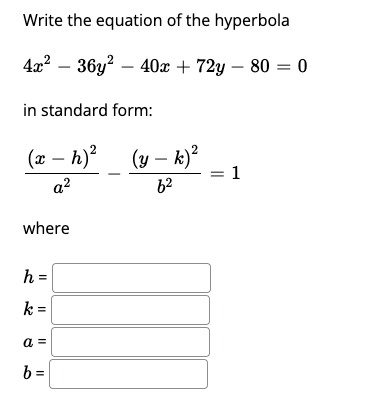 Solved Write the equation of the | Chegg.com
