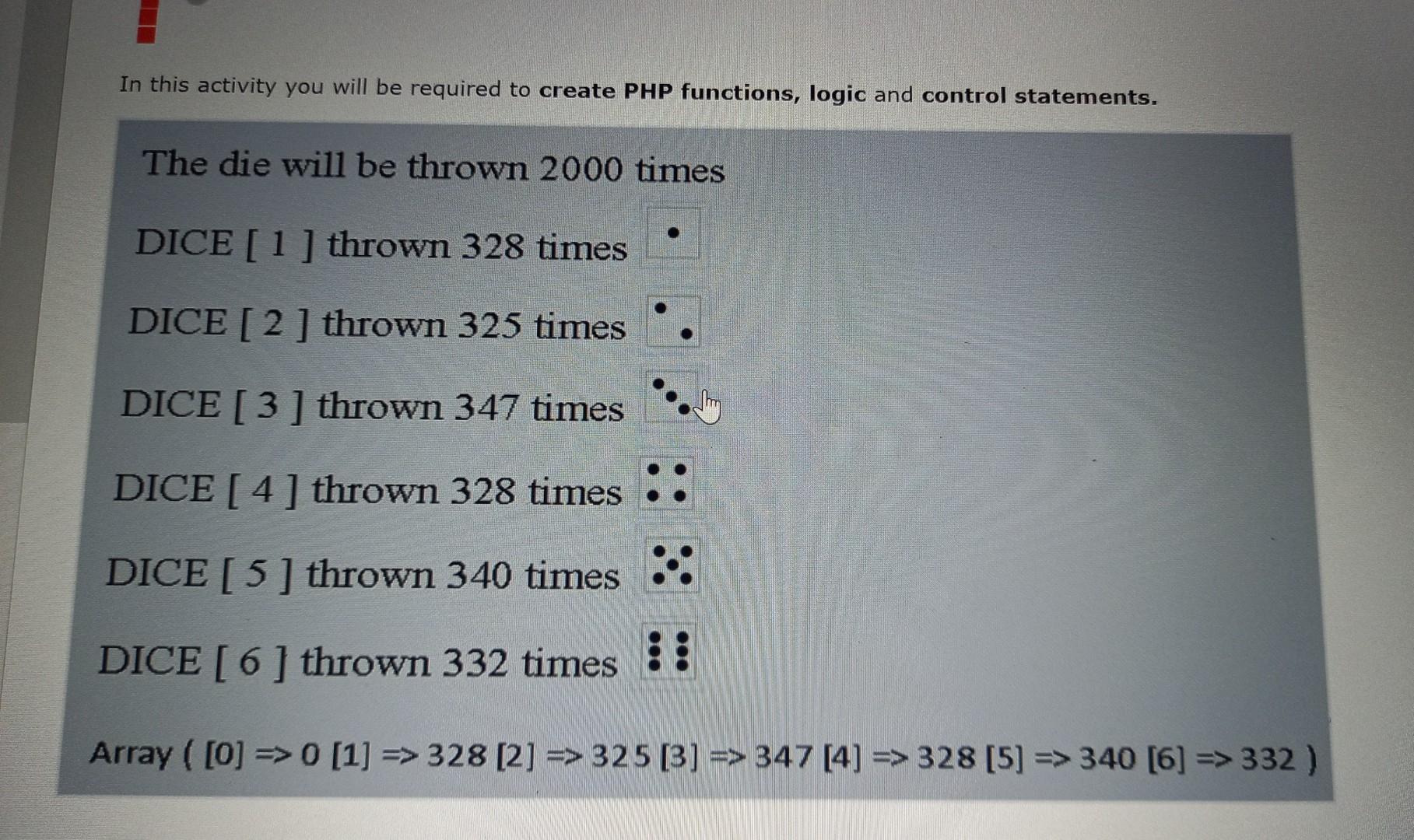 Solved In this activity you will be required to create PHP | Chegg.com