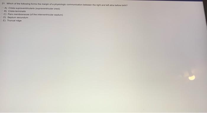 Solved 21. Which of the following for the margin of a | Chegg.com