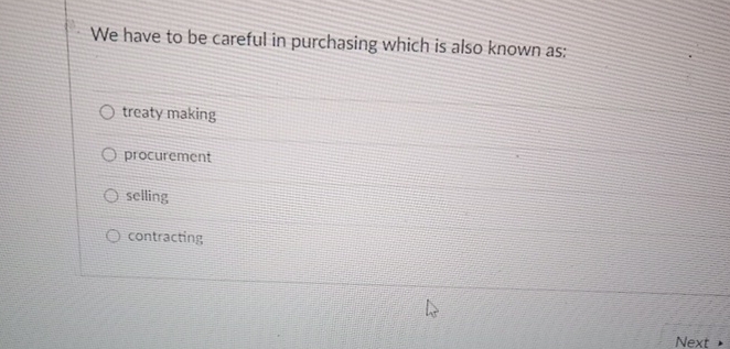 Solved We have to be careful in purchasing which is also | Chegg.com