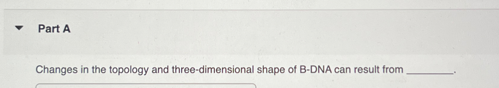 Solved Part AChanges in the topology and three-dimensional | Chegg.com