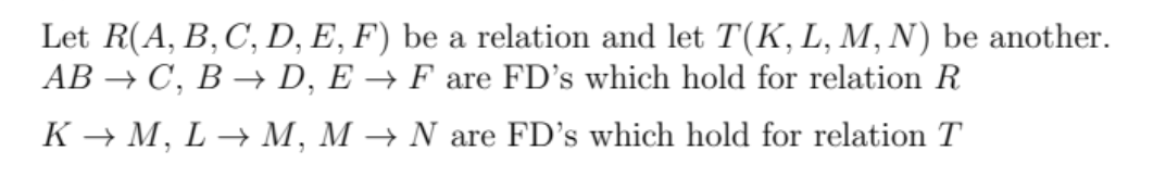 Solved Database Functional Dependency rules 1. a. Does | Chegg.com