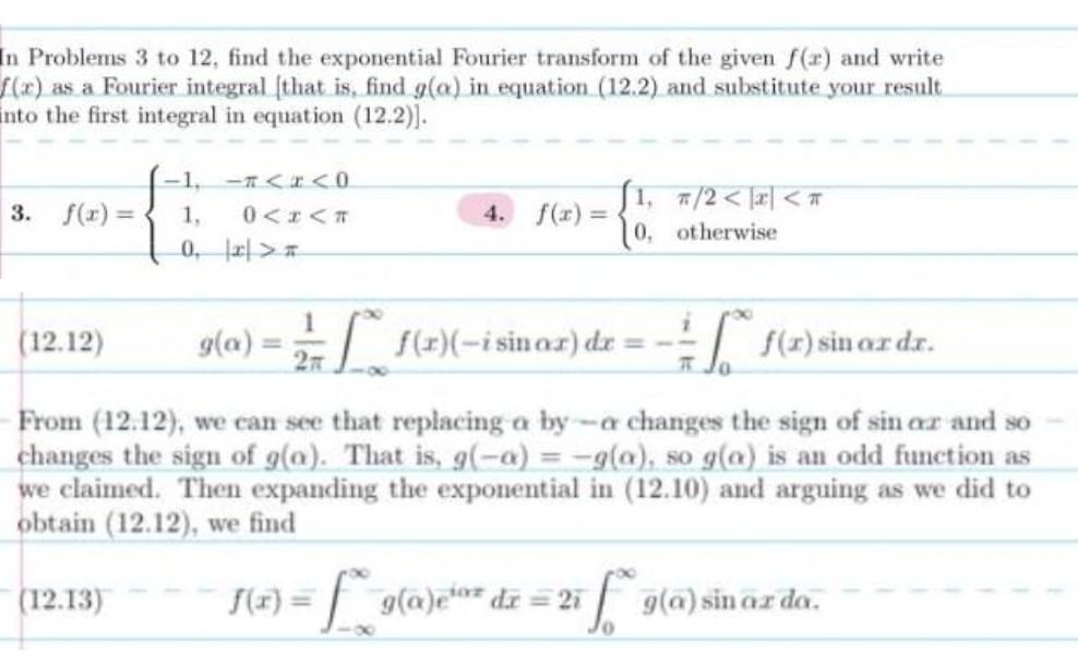 Solved 23. Using Problem 17, show that 00 1 Ela COS sin a da | Chegg.com