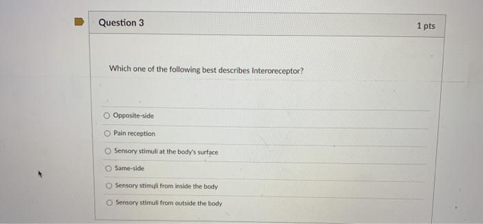 Solved Question 3 1 pts Which one of the following best | Chegg.com