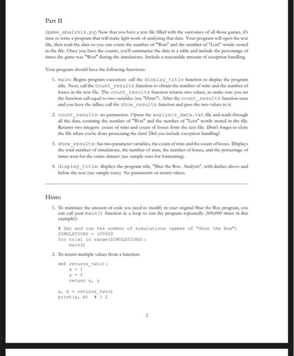 Solved Pyhton Programming Please Dont Use Break Function If 
