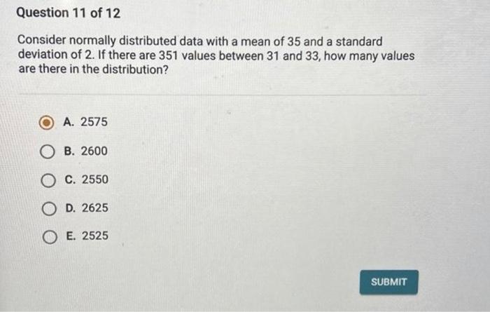 Solved Consider normally distributed data with a mean of 35 | Chegg.com