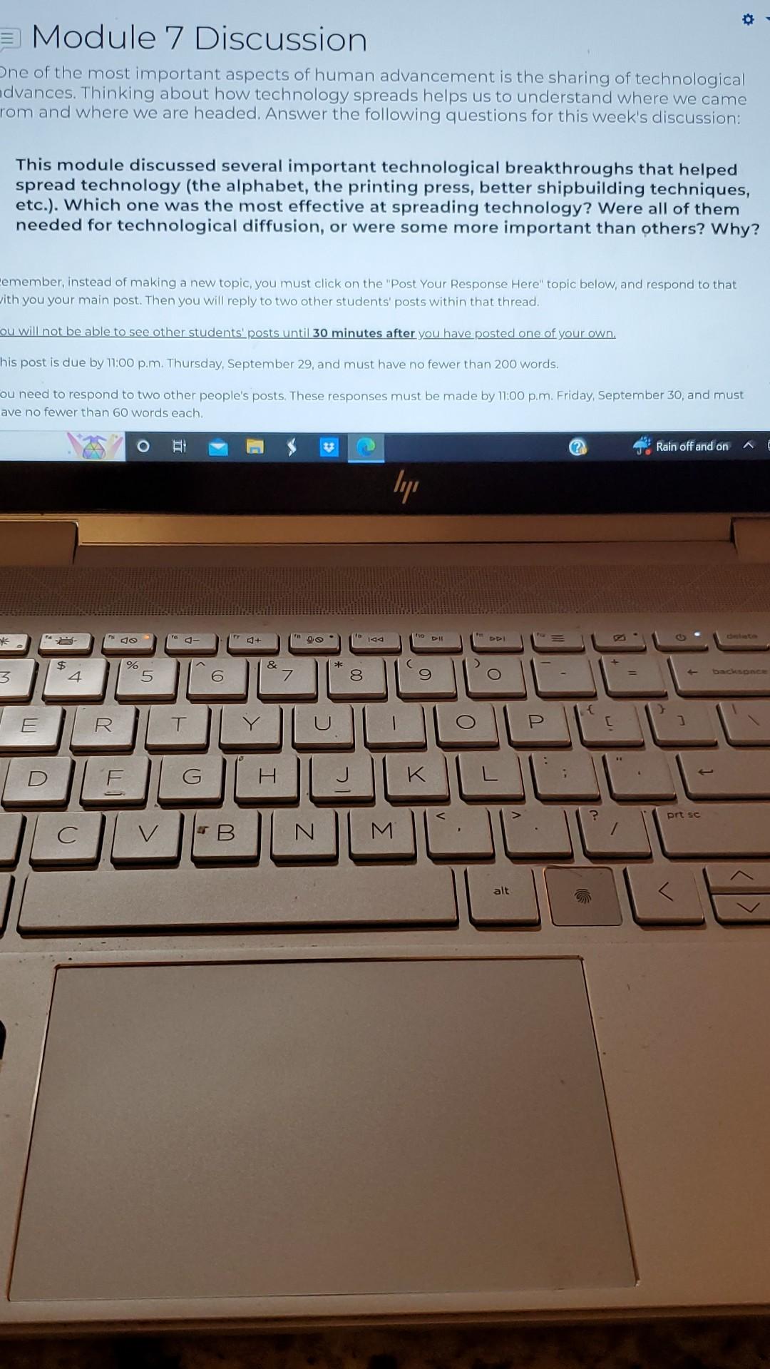 Solved Module 7 Discussion ne of the most important aspects | Chegg.com