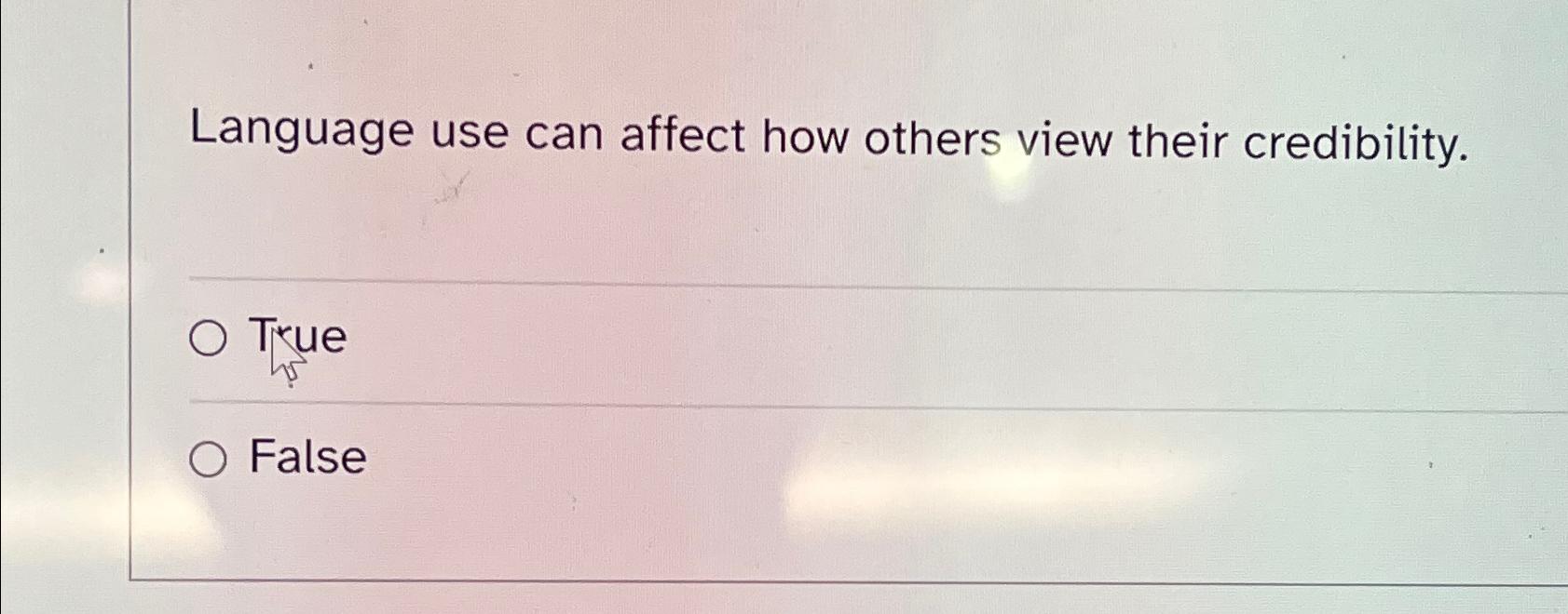 Solved Language use can affect how others view their | Chegg.com